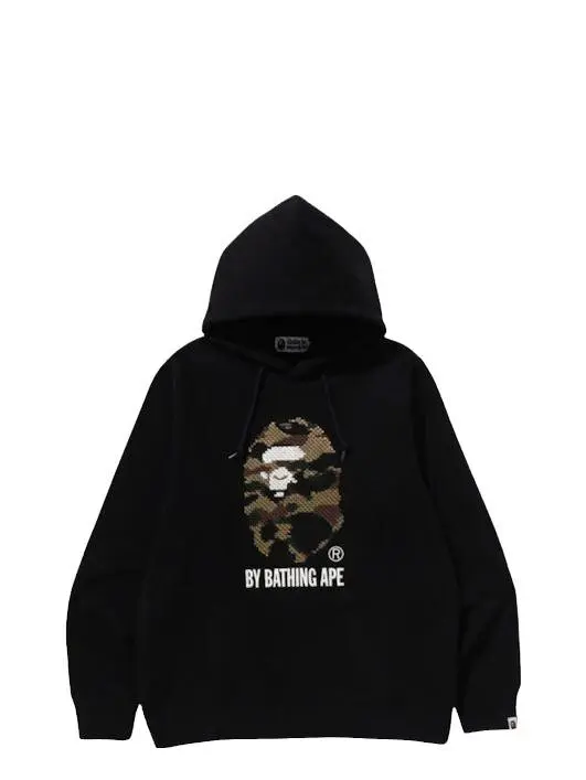 BAPE 1st Camo Bathing Ape Pullover Hoodie - Black