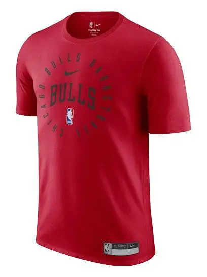 Nike Nba Chicago Bulls Drifit T-shirt - Red/black