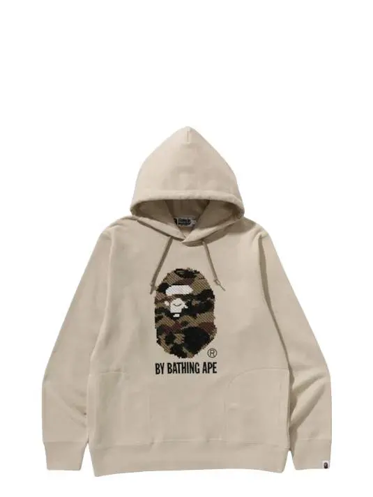 BAPE 1st Camo Bathing Ape Pullover Hoodie - Beige