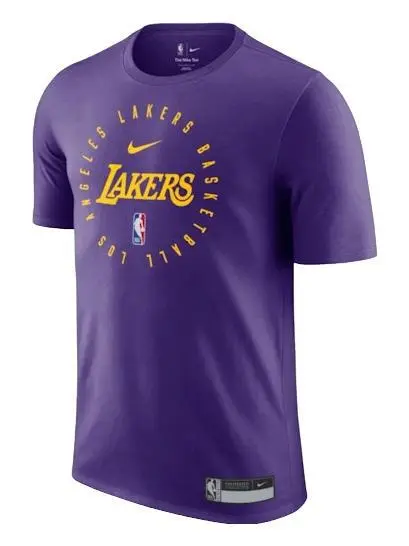 Nike Nba Los Angeles Lakers Drifit T-shirt - Purple/yellow