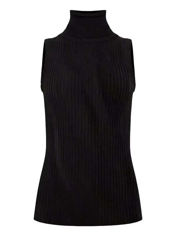 Dolce & Gabbana Dna Wool-blend Top - Black