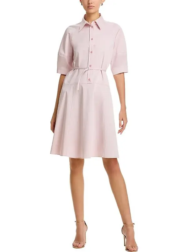 BOSS Shirt Dress Delaurena - Light Pastel Pink