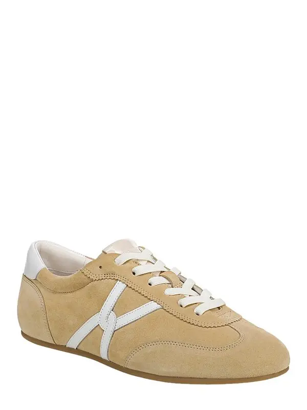 Veronica Beard Riviera Sneakers - Chamomile Suede