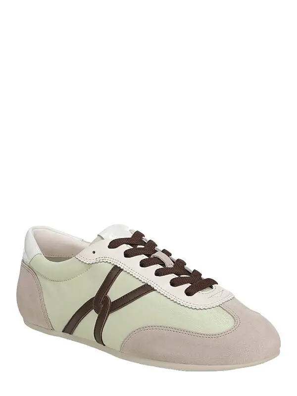 Veronica Beard Riviera Lace-up Sneakers - Pistachio
