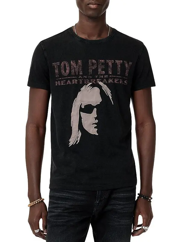 John Varvatos Tom Petty Graphic Tee - Black