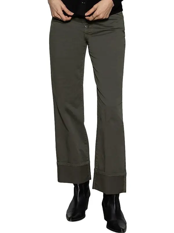 Sanctuary Luna Button Fly Pants - Kalamata
