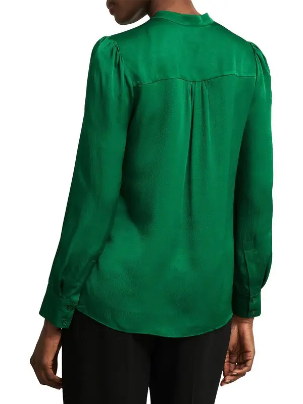 HOBBS LONDON Jade Blouse - Verdant Green