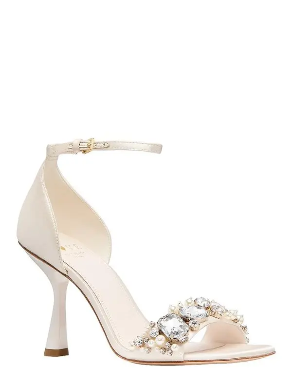 Kate Spade New York Treasure Embellished Sandals - Cream