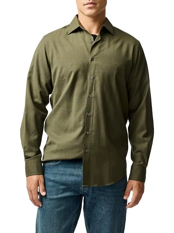 Rodd & Gunn Esk Valley Long Sleeve Shirt - Pine