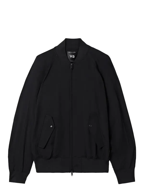 ADIDAS ORIGINALS Y-3 Twill Track Jacket - Black