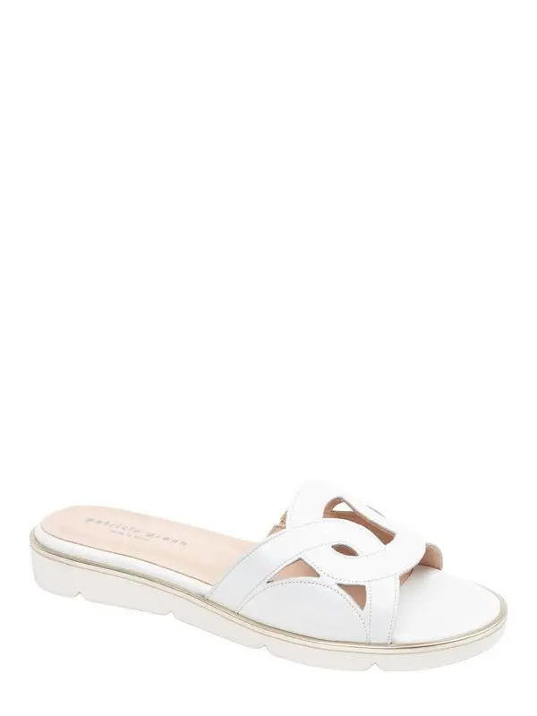 PATRICIA GREEN Boca Sandal - White Leather