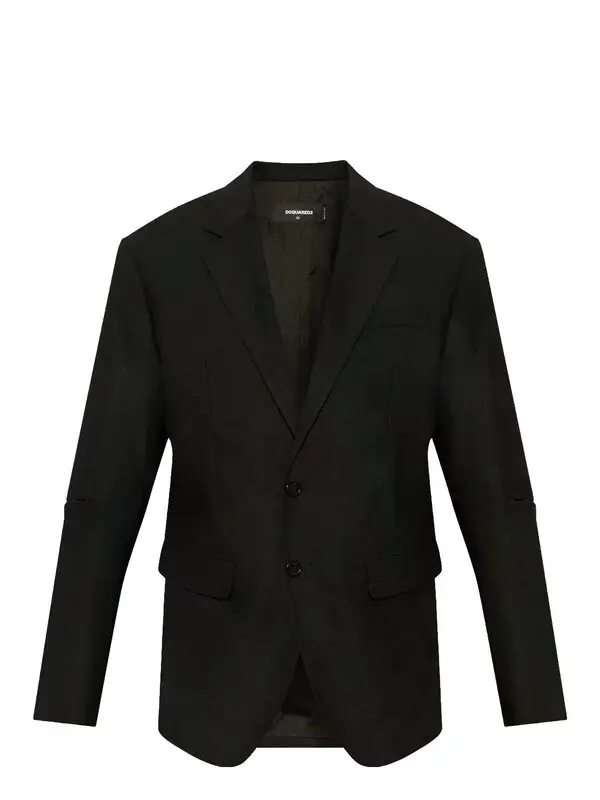 Dsquared2 Cut-out Sleeve Blazer - Black