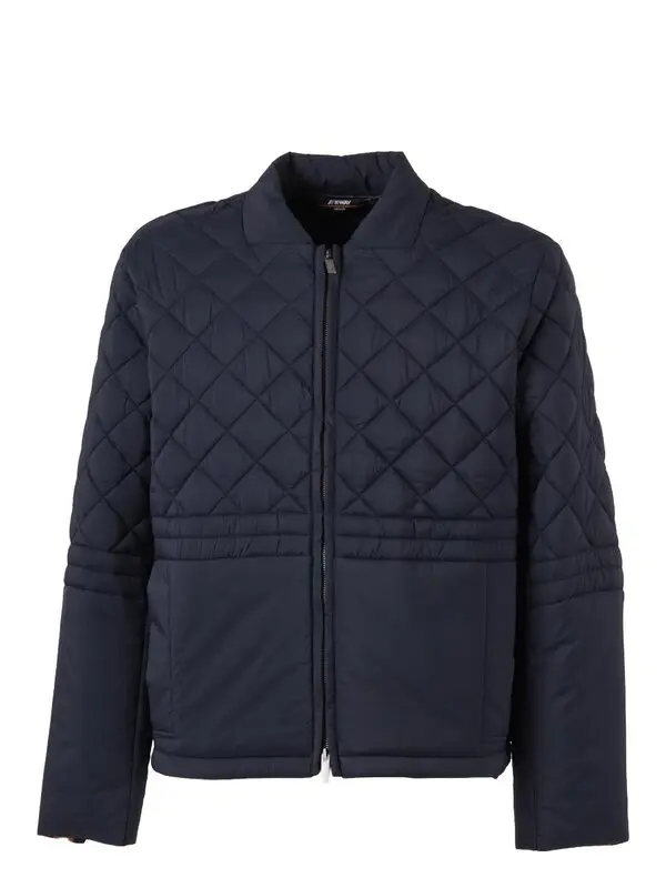 K-WAY Short Down Jacket - Blue