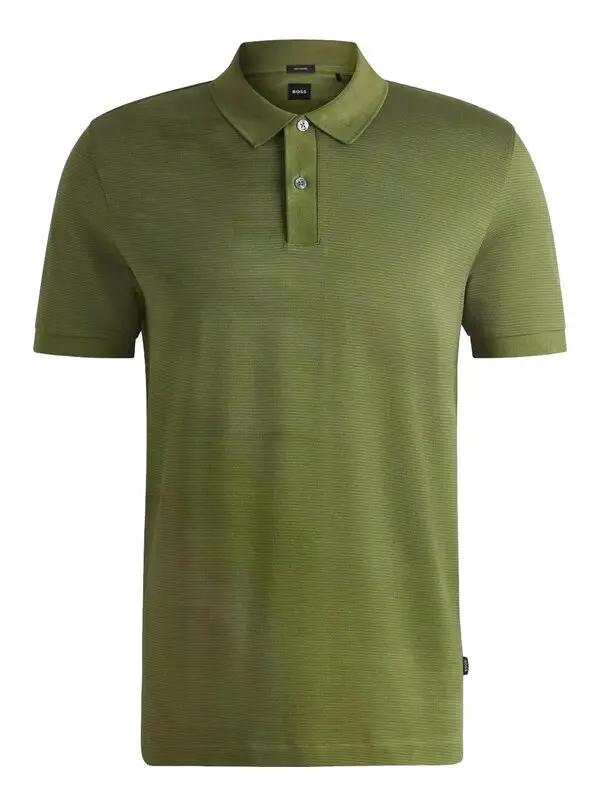 BOSS Cotton Polo Shirt - Green