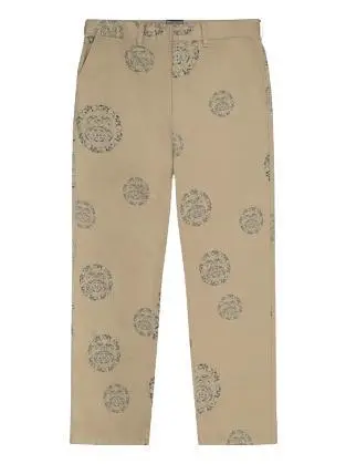 DENIM TEARS X Stussy Double S Wreath Chino Pant - Khaki Brown