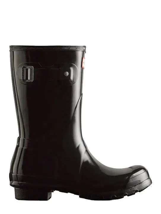 Hunter Original Short Gloss Rain Boots - Black