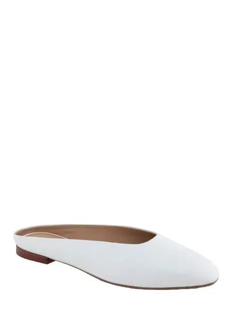 Aerosoles Amara Mule - Bright White Shiny Leather
