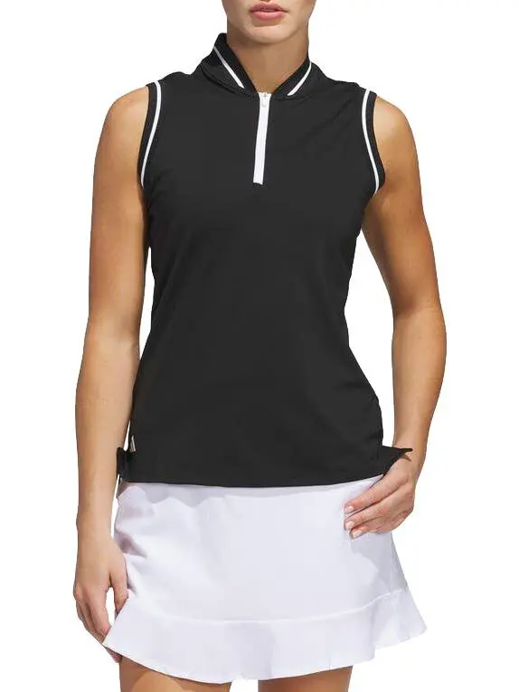 Adidas Ultimate 365 Sleeveless Half Zip Top - Black