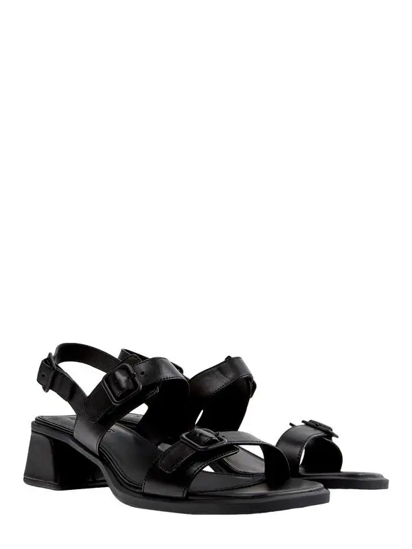 Camper Kora Buckle Sandal - Black