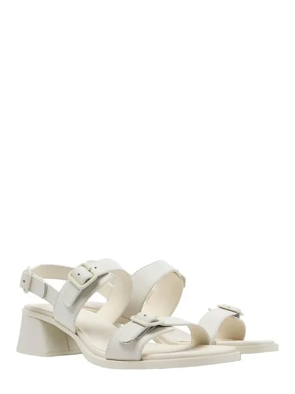 Camper Kora Buckle Sandal - White Natural