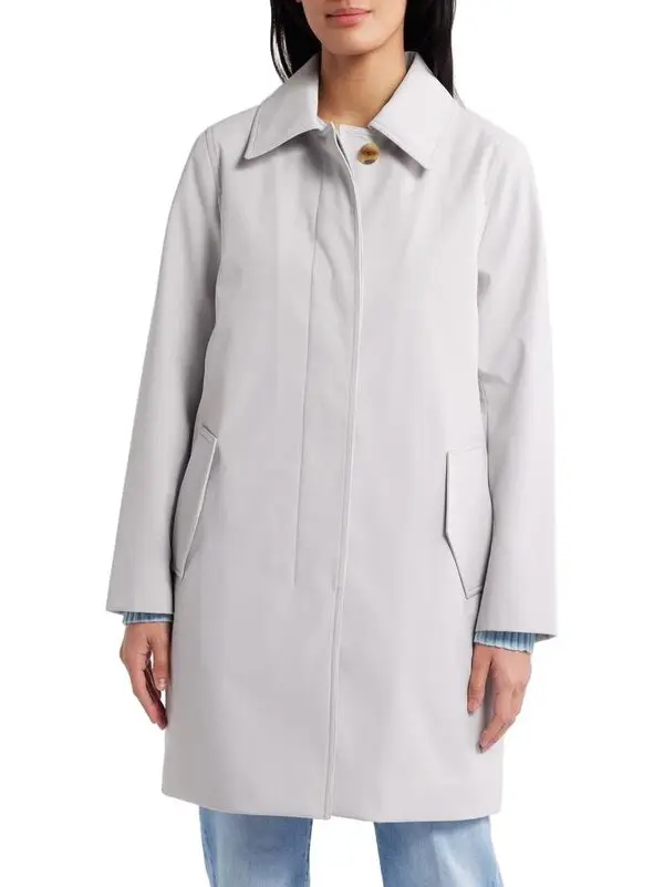 Bcbgmaxazria Water-resistant Insulated Coat - Stone