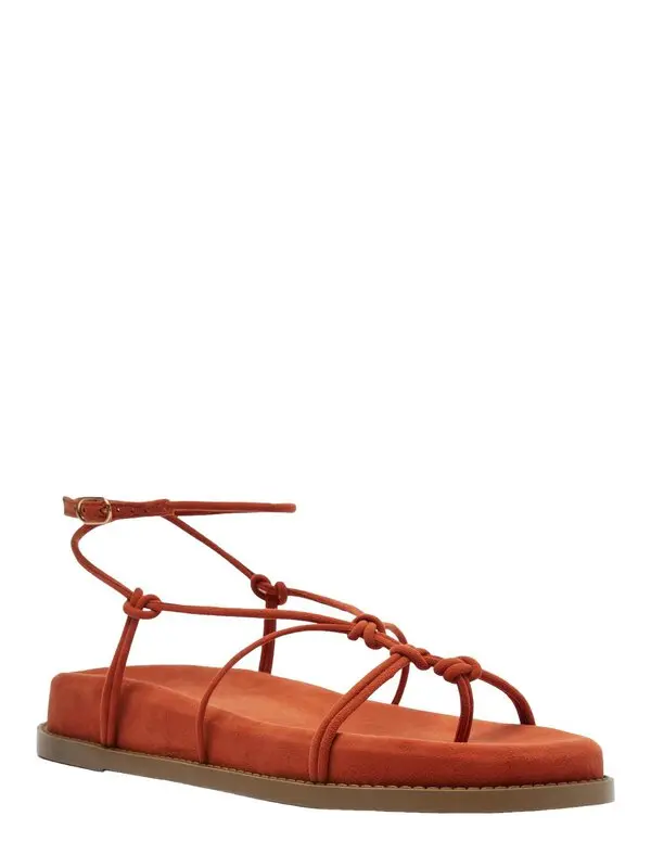 Schutz Calabria Sporty Ankle Strap Sandal - Sunset Ochre