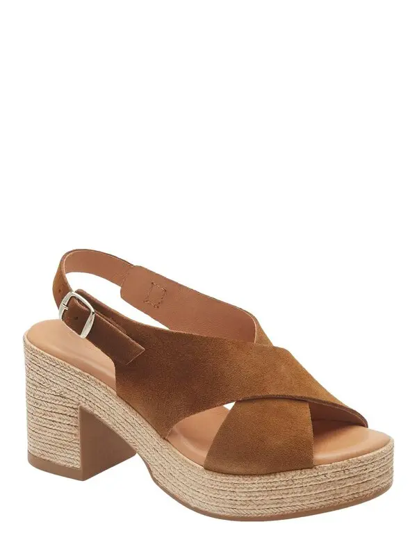 Cordani Marianne Platform Sandals - Roble Suede