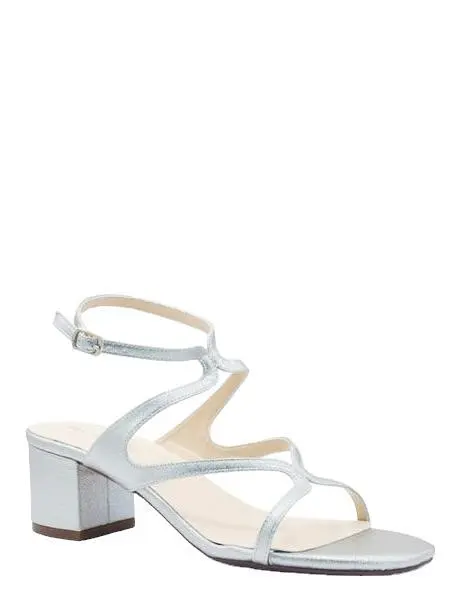 TOUCH UPS Cora Ankle Strap Sandal - Silver