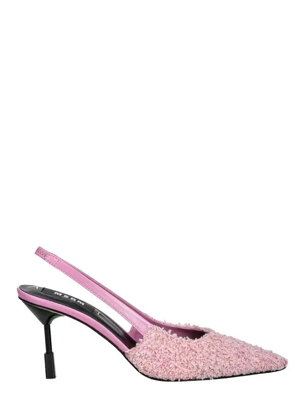 MSGM 85mm Slingback Pumps - Pink