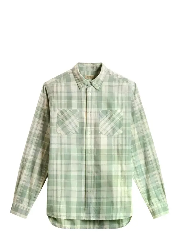 Woolrich Madras-checked Shirt - Green