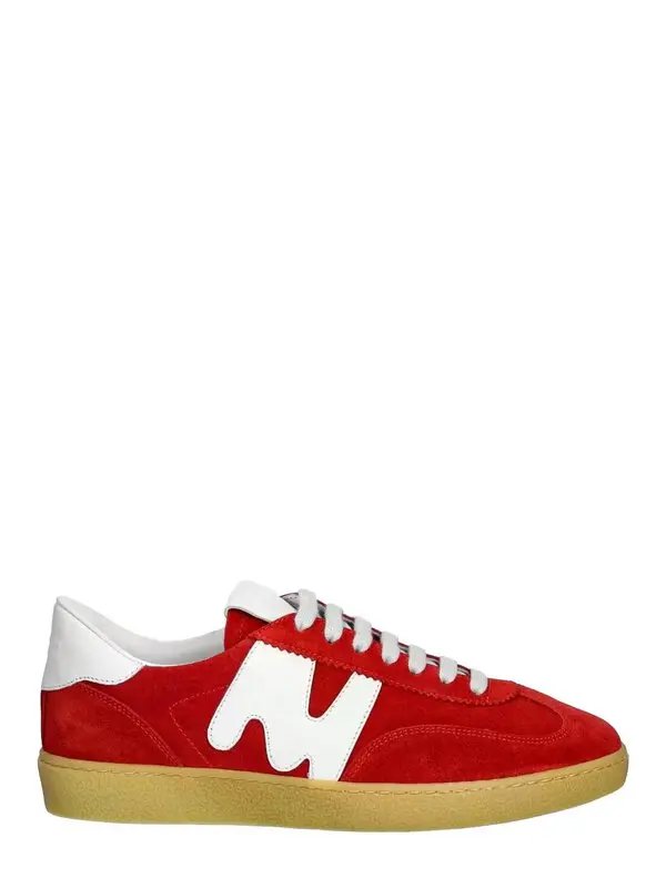 MSGM Panelled Low-top Sneakers - Red