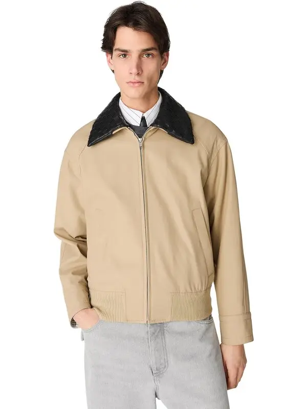 Bottega Veneta Cotton Twill Blouson - Beige