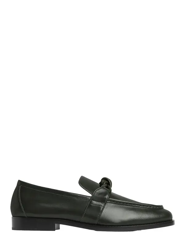 BOTTEGA  VENETA Bottega Veneta Astaire Loafer - Dark Green