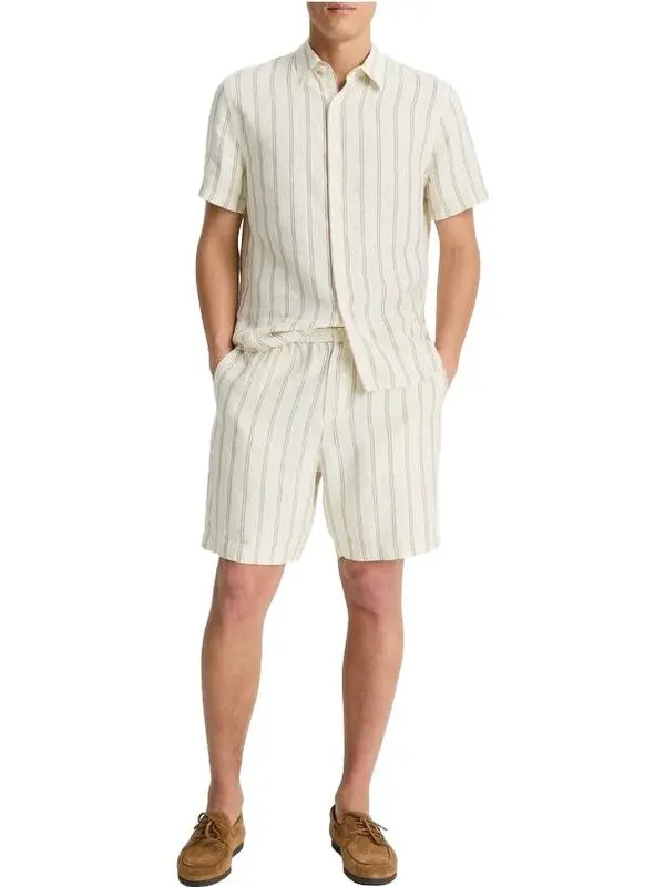 Vince Mesa Hemp Beach Short - Stripe
