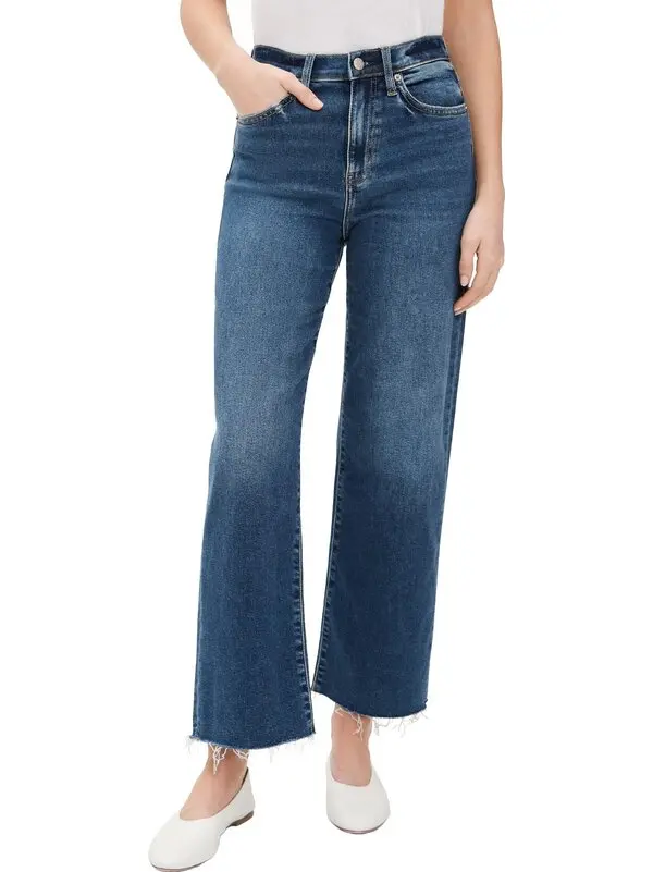 DAZE Pleaser Raw Hem Jeans - Uptown