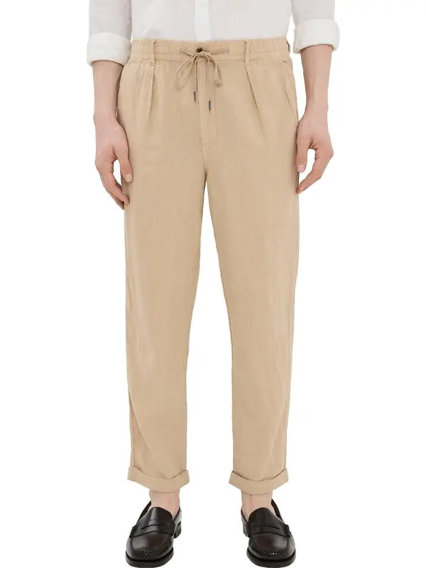 Ralph Lauren Irish Linen Pants - Classic Khaki
