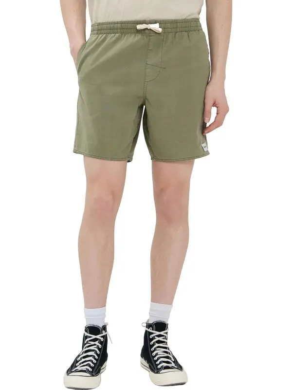 RHYTHM Classic Linen Jam Shorts - Olive