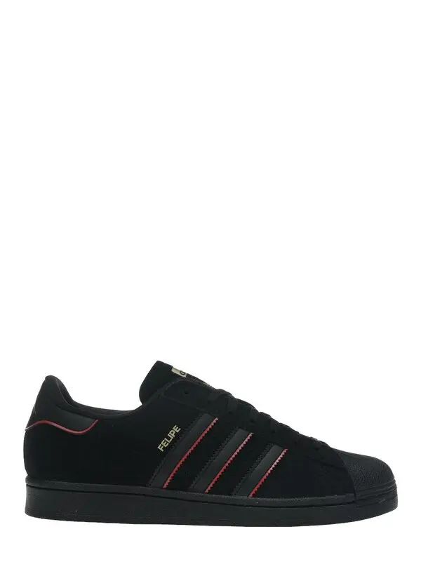 Adidas Superstar Adv Felipe Gustavo Sneakers - Core Black/better Scarelet Red/gold Metallic