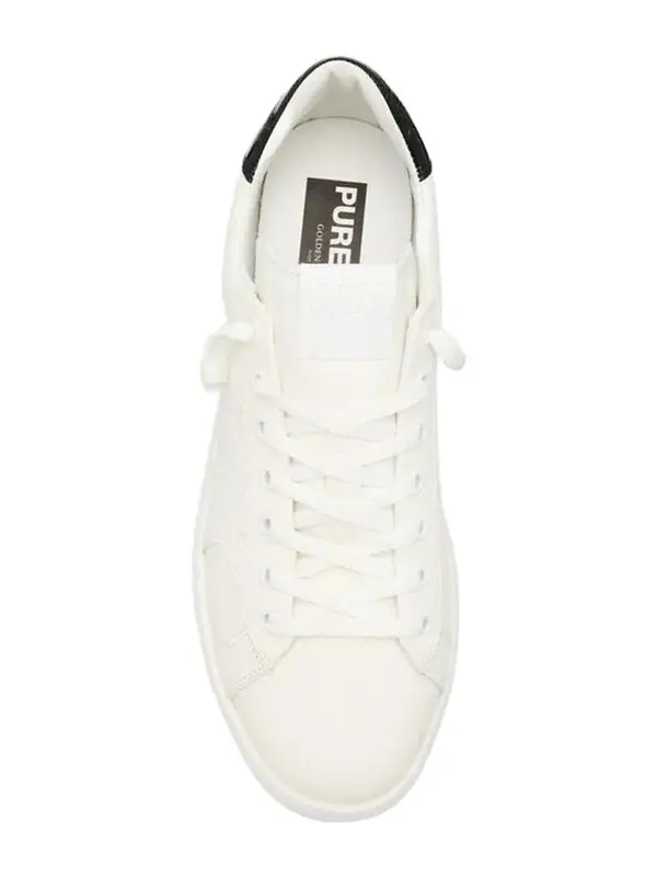 GOLDEN GOOSE Purestar Leather Low-top Sneakers - Optic White/black