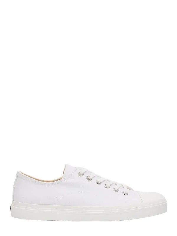 Moschino Canvas Low-top Sneakers - White