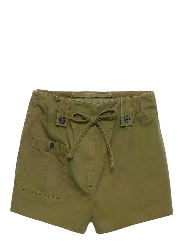 Prada Chevron Shorts - Green