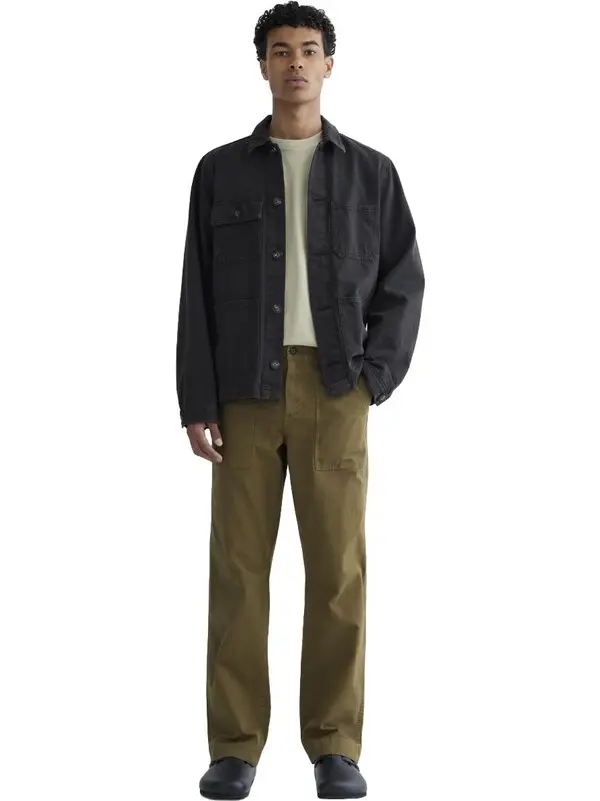 Everlane Canvas Relaxed Pant - Olive