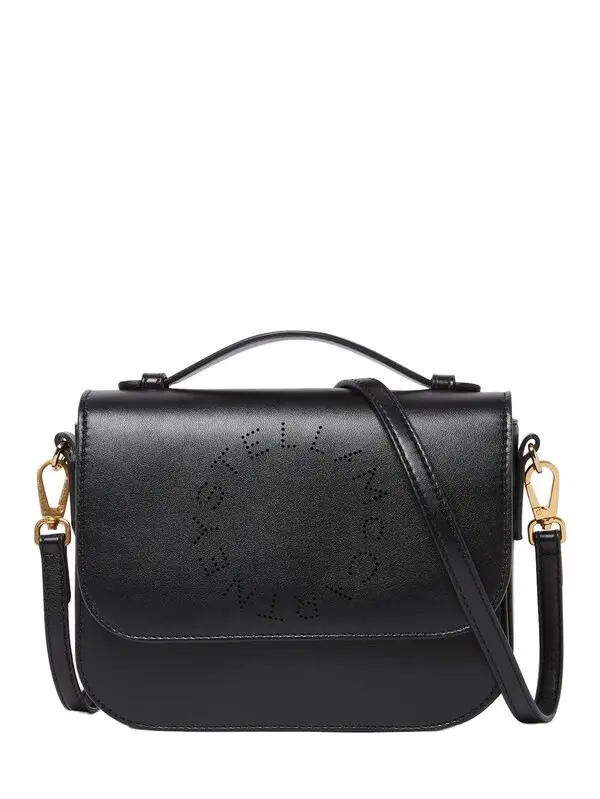 Stella McCartney Logo Messenger Bag - Black