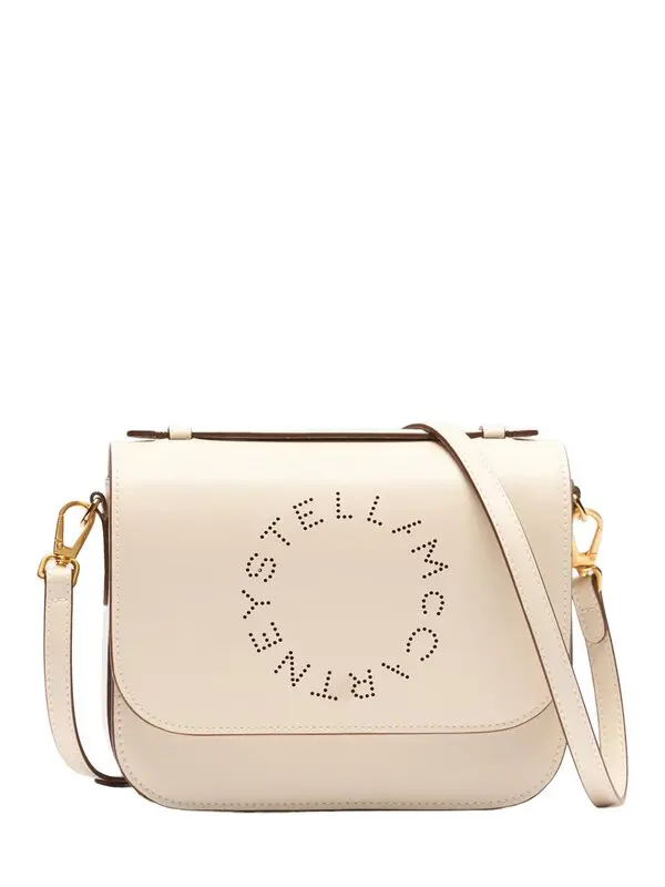 Stella McCartney Logo Messenger Bag - Pure White