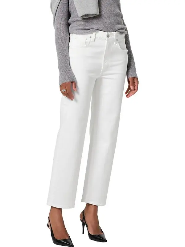 Citizens Of Humanity Palma High-rise Straight-leg Jeans - Soft White