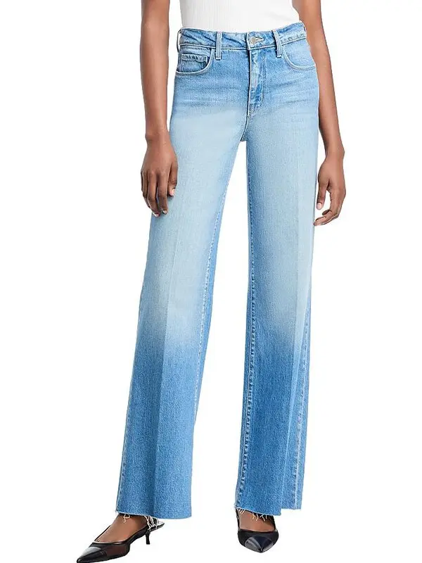 L'Agence Scottie High-rise Wide-leg Jeans - Calloway