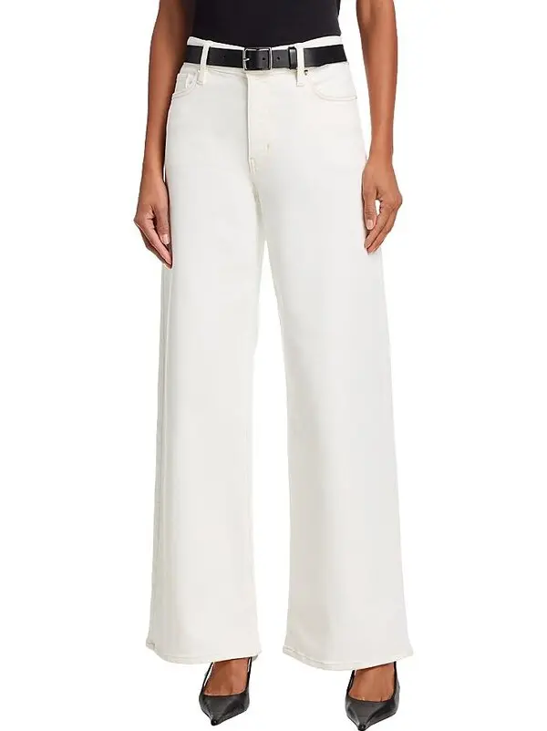 FRAME Le Slim Palazzo High-rise Wide-leg Jeans - Au Natural