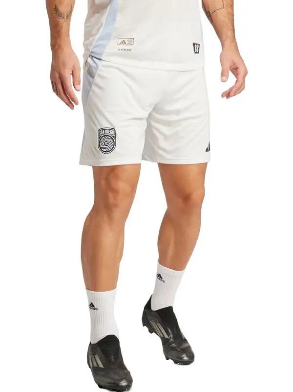 Adidas San Diego Fc 25/26 Away Authentic Shorts - Core White