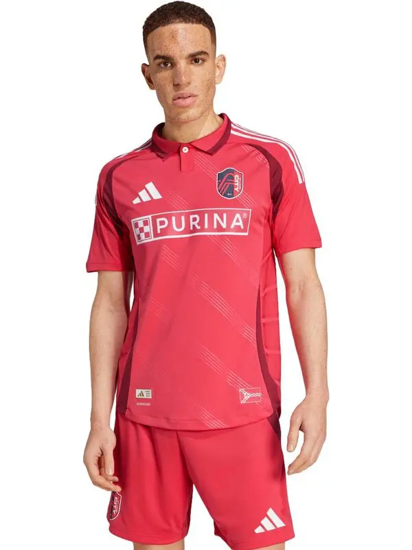 Adidas St. Louis City Sc 25/26 Home Authentic Jersey - Power Pink