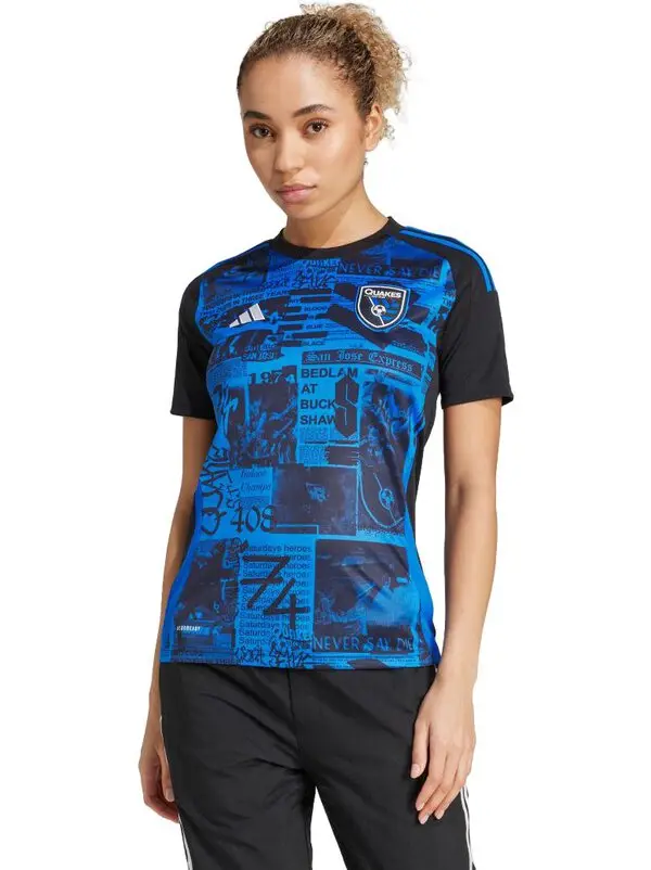 Adidas San Jose Earthquakes 25/26 Home Jersey - Black